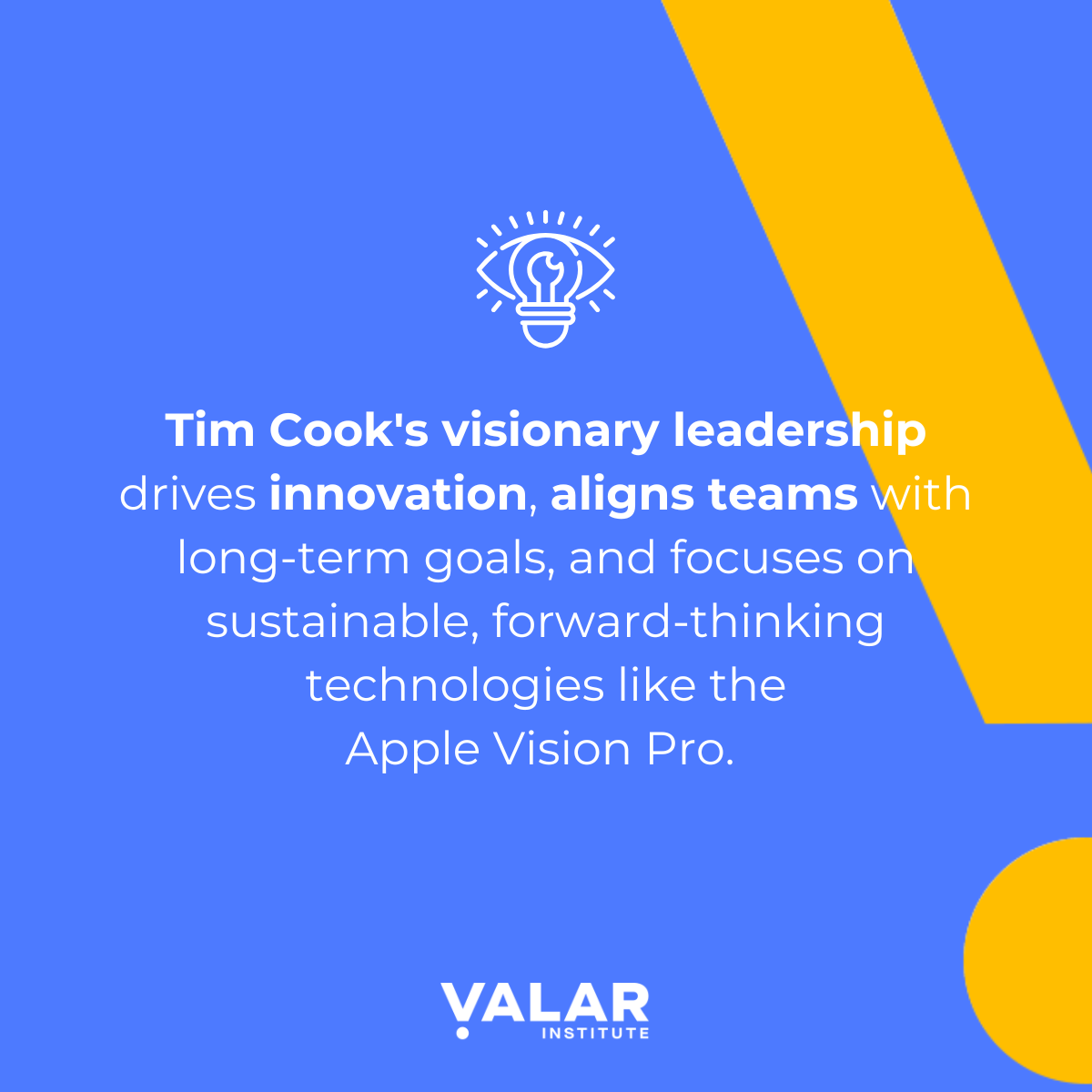 Apple's Leadership Strategy for Company Vision - The Valar Blog